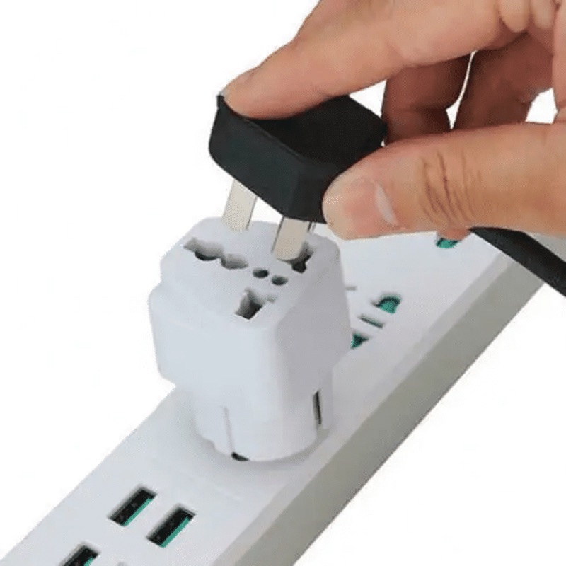 Jual Adaptor Kaki 2 / Colokan Kaki 3 ke Kaki 2 EU / Konverter Gepeng ke ...