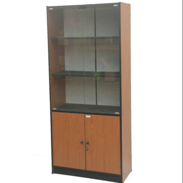 Jual Lemari Arsip Tinggi + Pintu Kaca & Pintu Panel / UL 180 (Promo Harga) | Shopee Indonesia