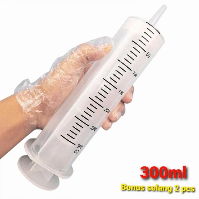 Jual Suntikan jumbo 300cc Suntikan besar 300ml Suntikan 300ml syringe 300cc | Shopee Indonesia