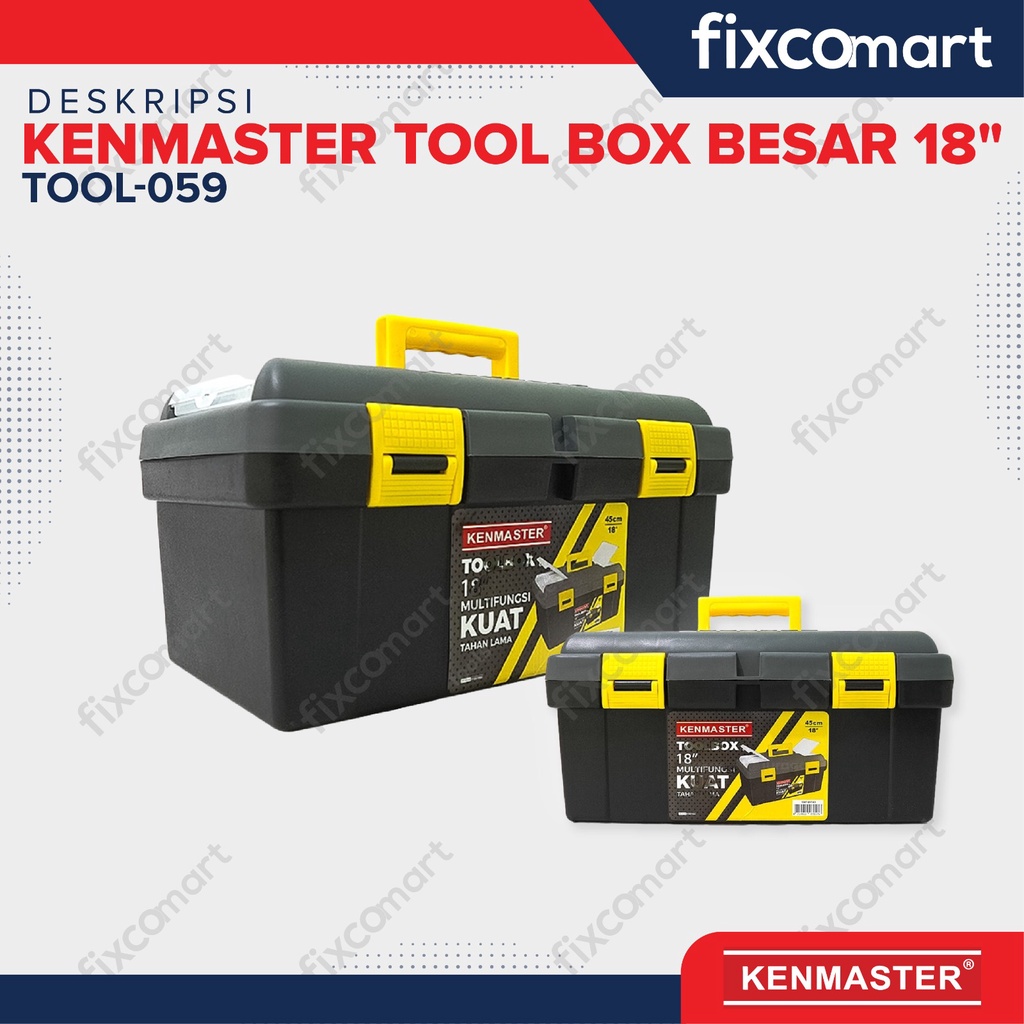 Jual Kenmaster Tool Box Besar 18 Inch | Shopee Indonesia