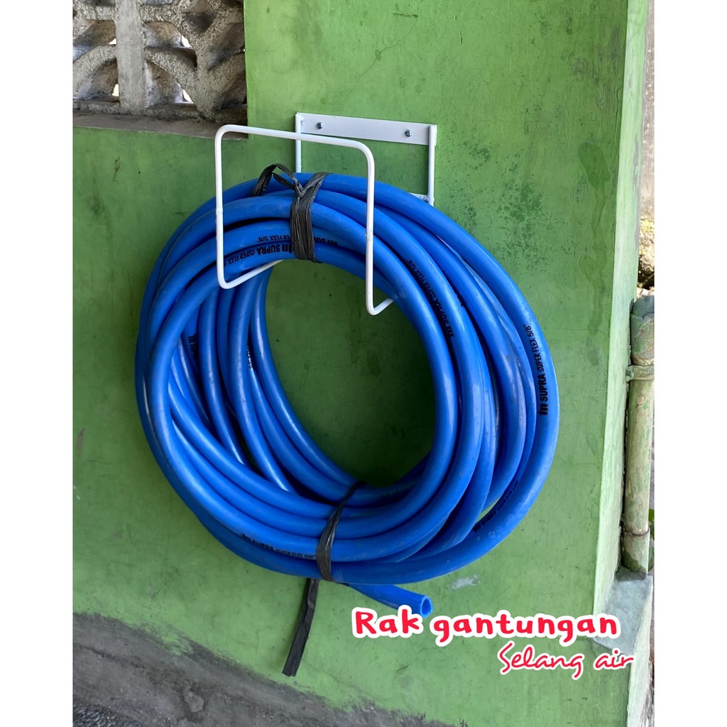 Jual gantungan selang air | dudukan besi wadah selang | Shopee Indonesia