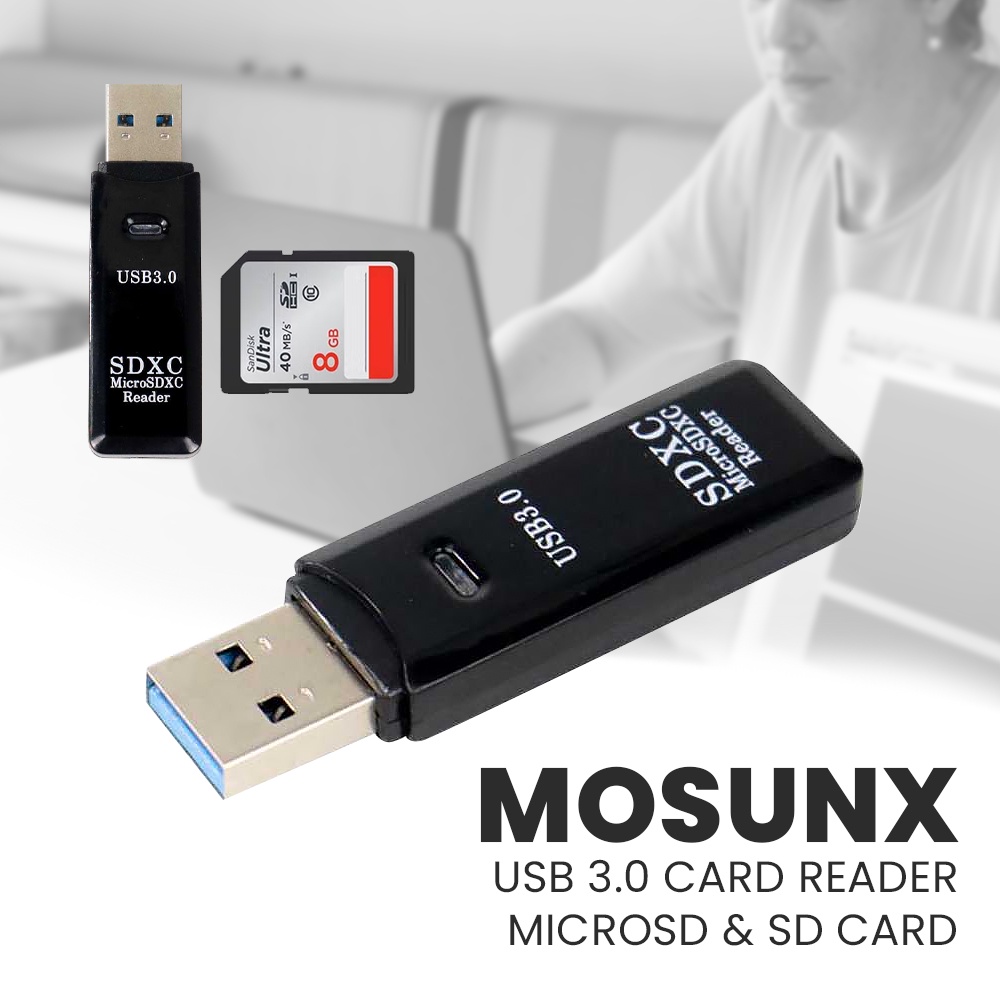Jual Flashdisk USB 3.0 Card Reader MicroSD & SD Card Adaptor Flash ...