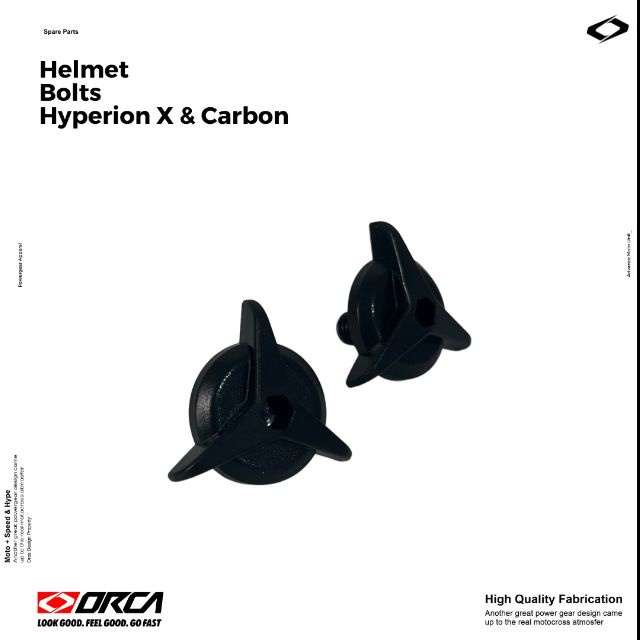Jual Orca Powergear - BAUT HELM / HELMET BOLTS CARBON & FIBER FULL FACE ...
