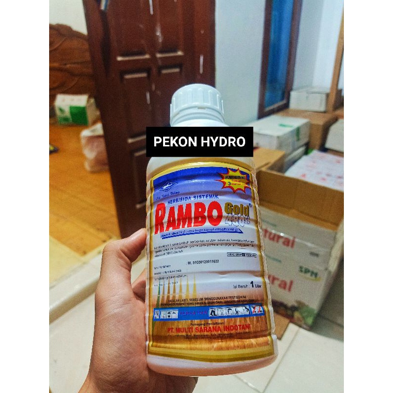 Jual Herbisida Rambo Gold 480 SL 1 Liter - Racun Rumput Sistemik ...