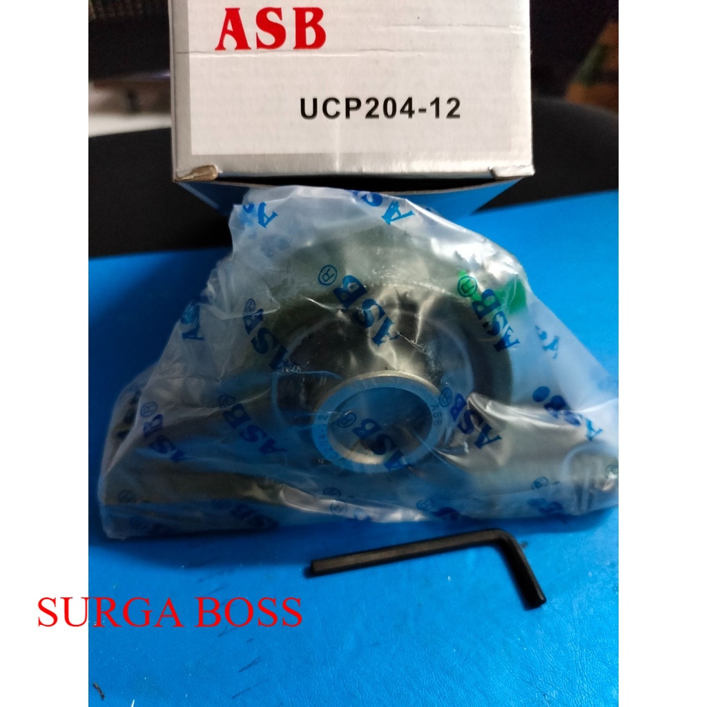 Jual Pillow Block UCP 204-12 merk ASB ( as 3/4 inch ) | Shopee Indonesia