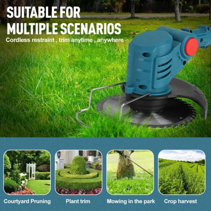 Jual 48V Mesin Potong Rumput Mesin pemotong rumput batrai Li-ion ...