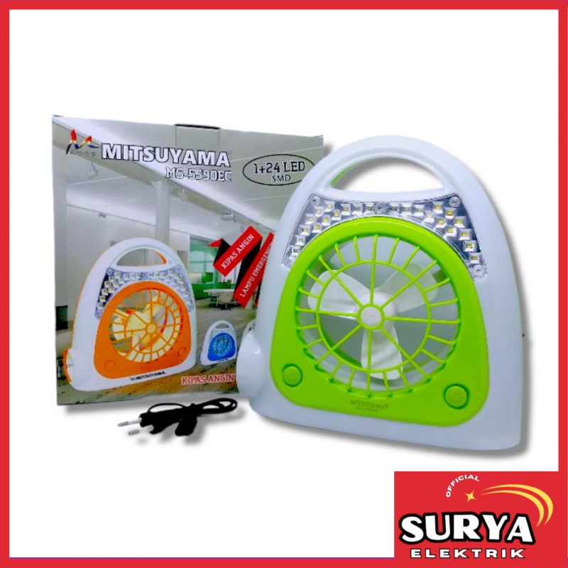 Jual Kipas Lampu Emergency 3 in 1 MITSUYAMA MS 5590 Super LED ...