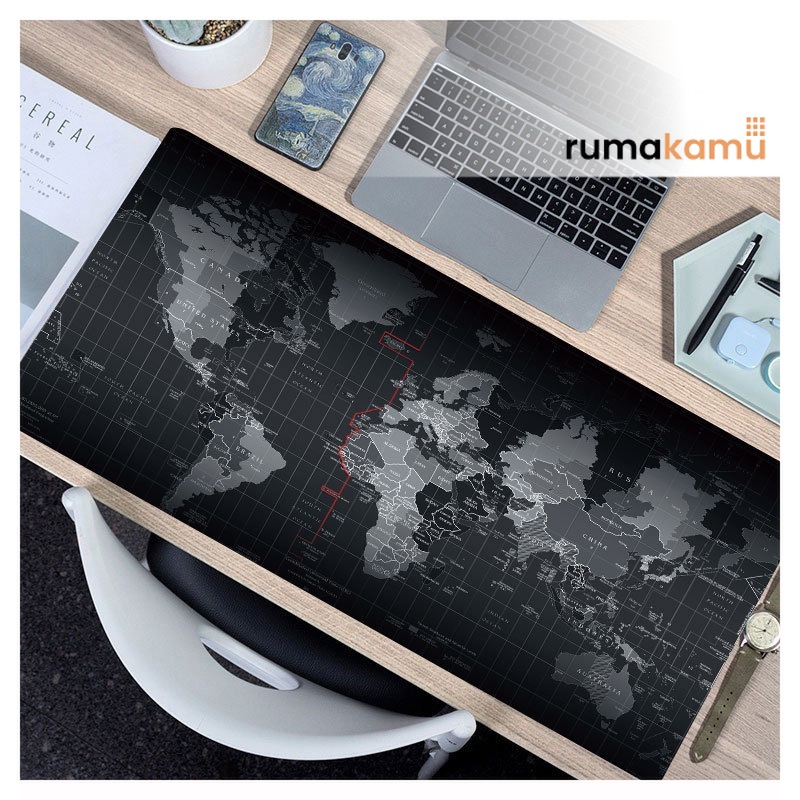 Jual Mouse Pad Gaming Gambar Peta Dunia Ukuran XL Besar | Shopee Indonesia