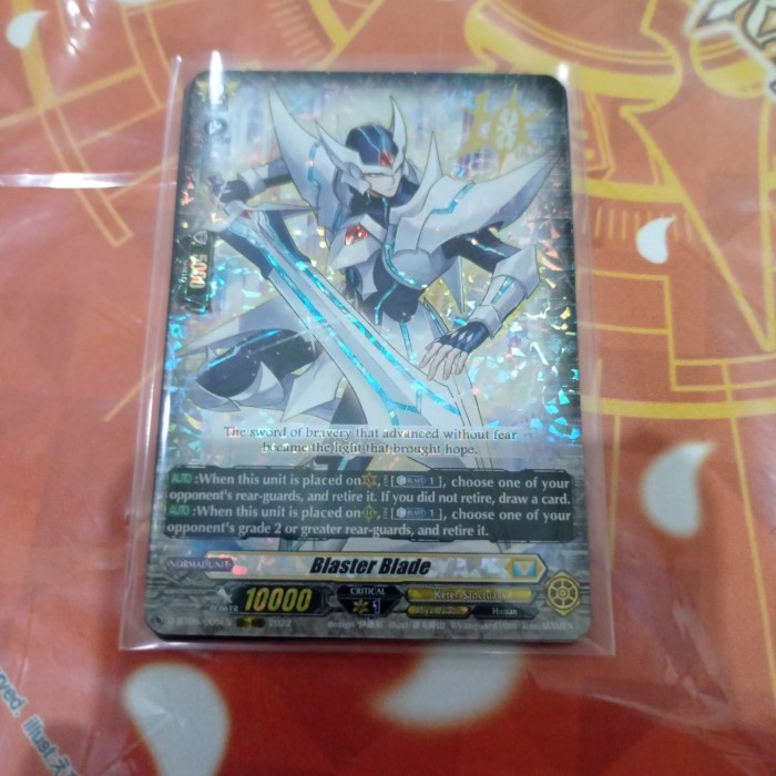 Jual cardfight vanguard Blaster Blade 10th RRR | Shopee Indonesia