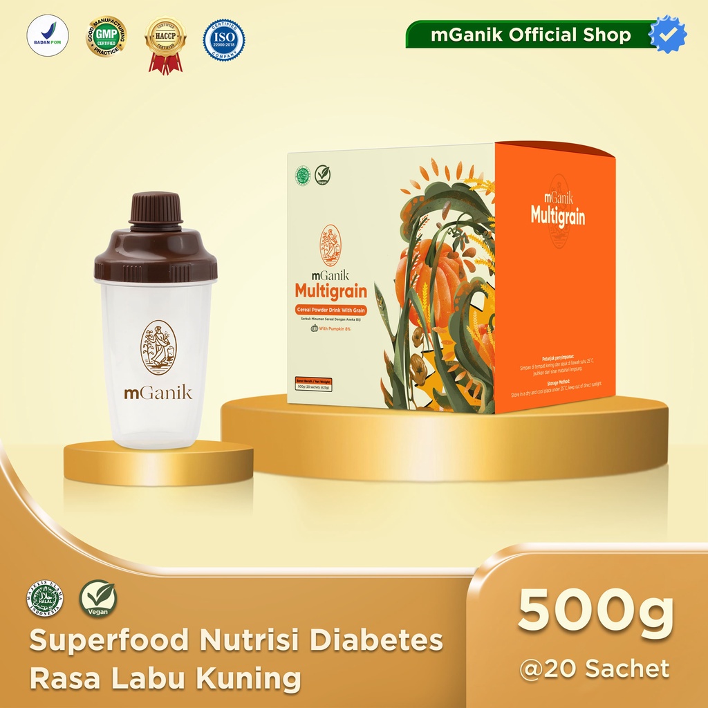 Jual MGANIK Multi Grain [1 Box 20 Sachet] - Minuman mGanik Multigrain ...
