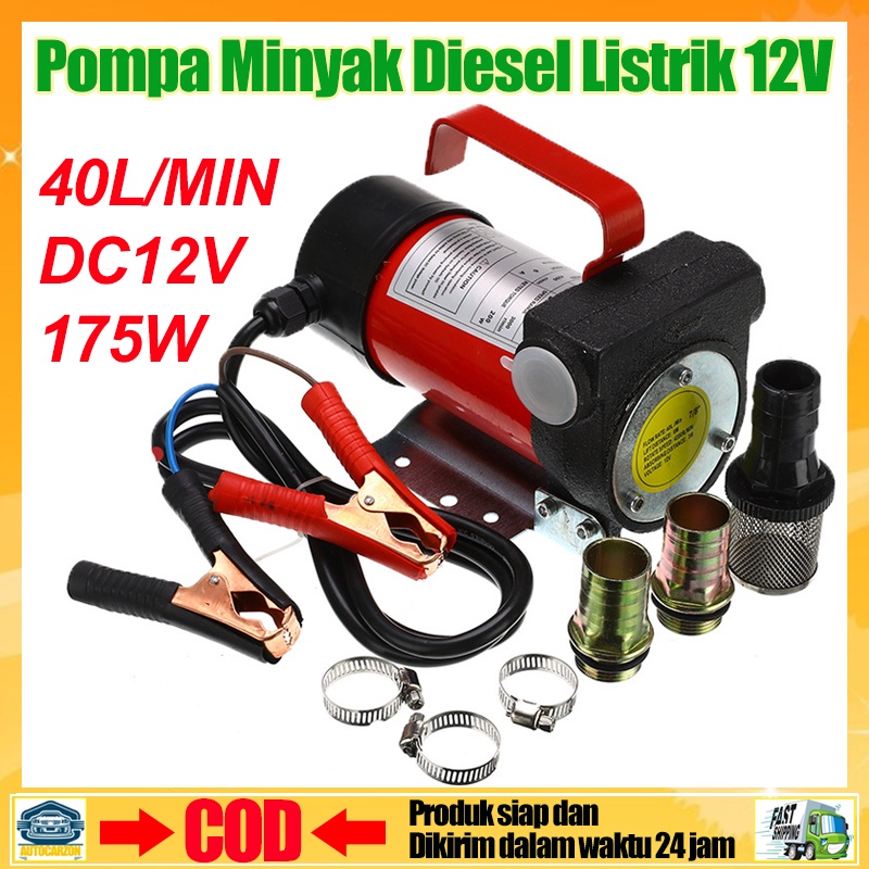 Jual Ready ya,cod Pompa Minyak Diesel Listrik 12V Pompa Minyak Stanlis ...