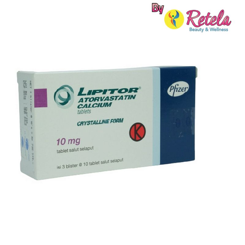 Jual LIPITOR 10MG 10 TABLET/atorvastatin 10mg/obat kolestrol | Shopee ...