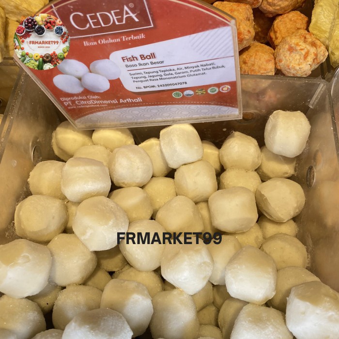 Jual Cedea Fish Ball / Bakso Ikan Besar / 500 grm | Shopee Indonesia