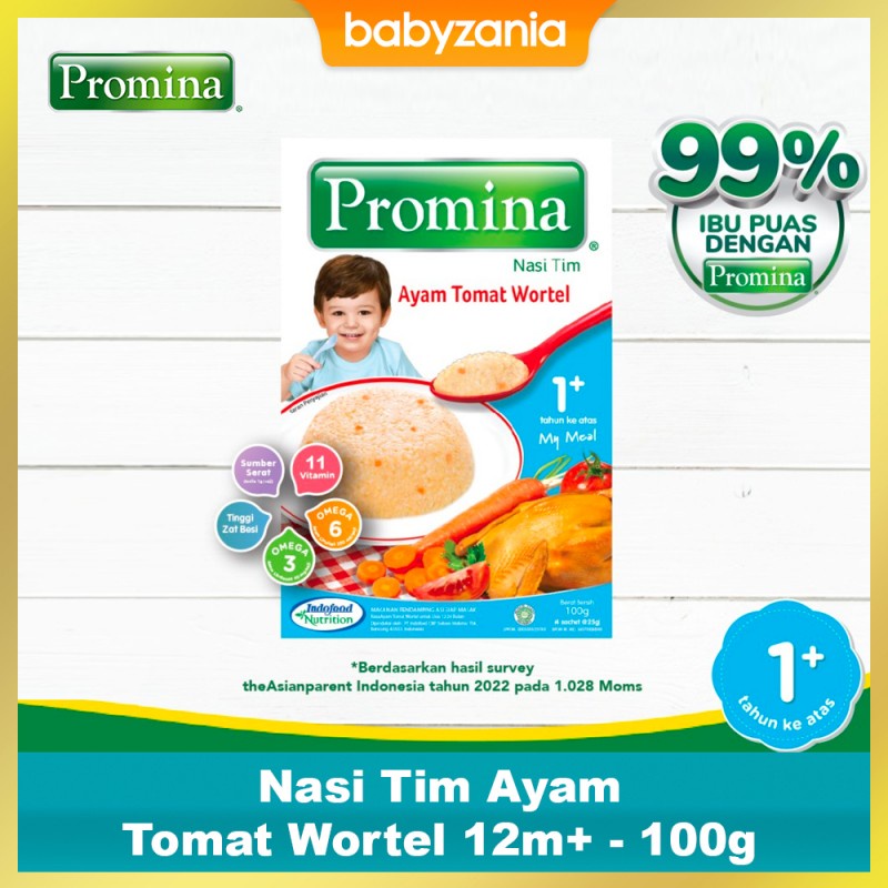 Jual Promina Nasi Tim Ayam Tomat Wortel 12 bulan+ / MPASI Bayi 1+ 100 ...