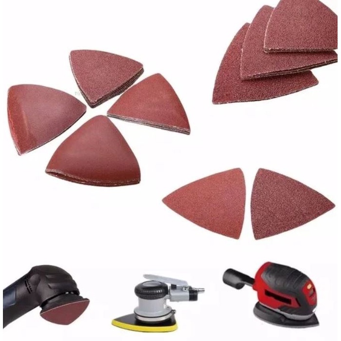 Jual Amplas Oskilasi Sandpaper Sander Segitiga Mesin 8cm Refill Ampelas ...