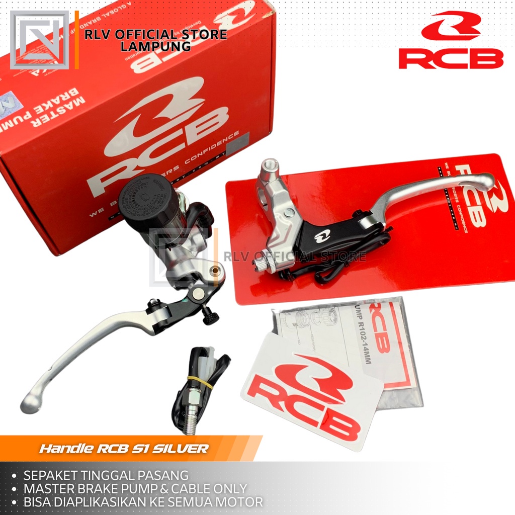 Jual Master rem RCB S1 Radial 14mm sepaket kiri kanan Universal ...