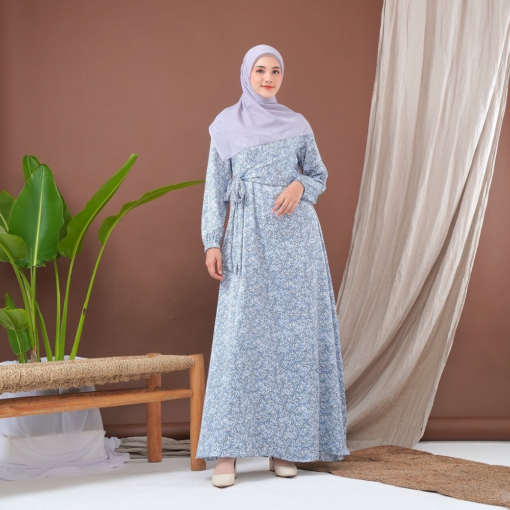 Jual Le Khari Haura Gamis Cotton Silk Gamis Busui Size S - XL | Shopee ...