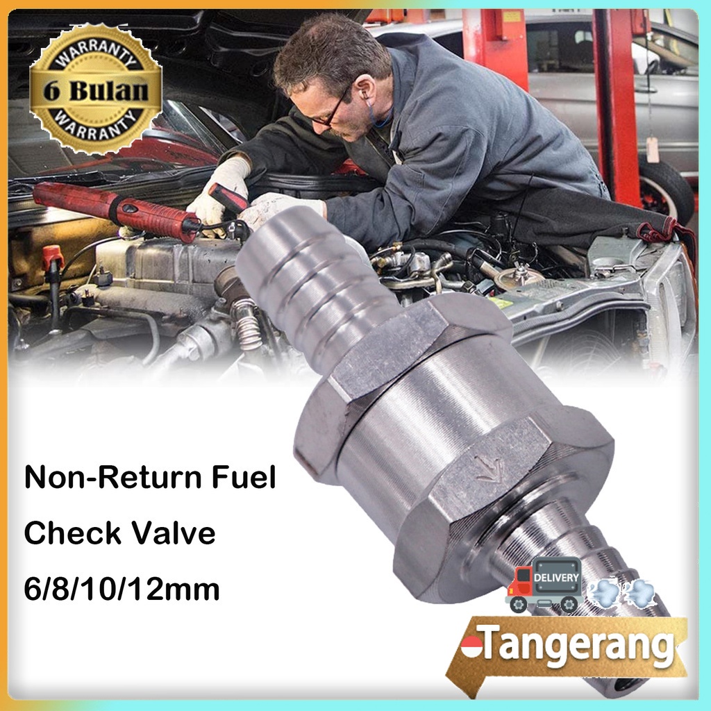 Jual Katup Satu Arah Bahan Bakar 6/8mm One Way Valve Non Return Check ...
