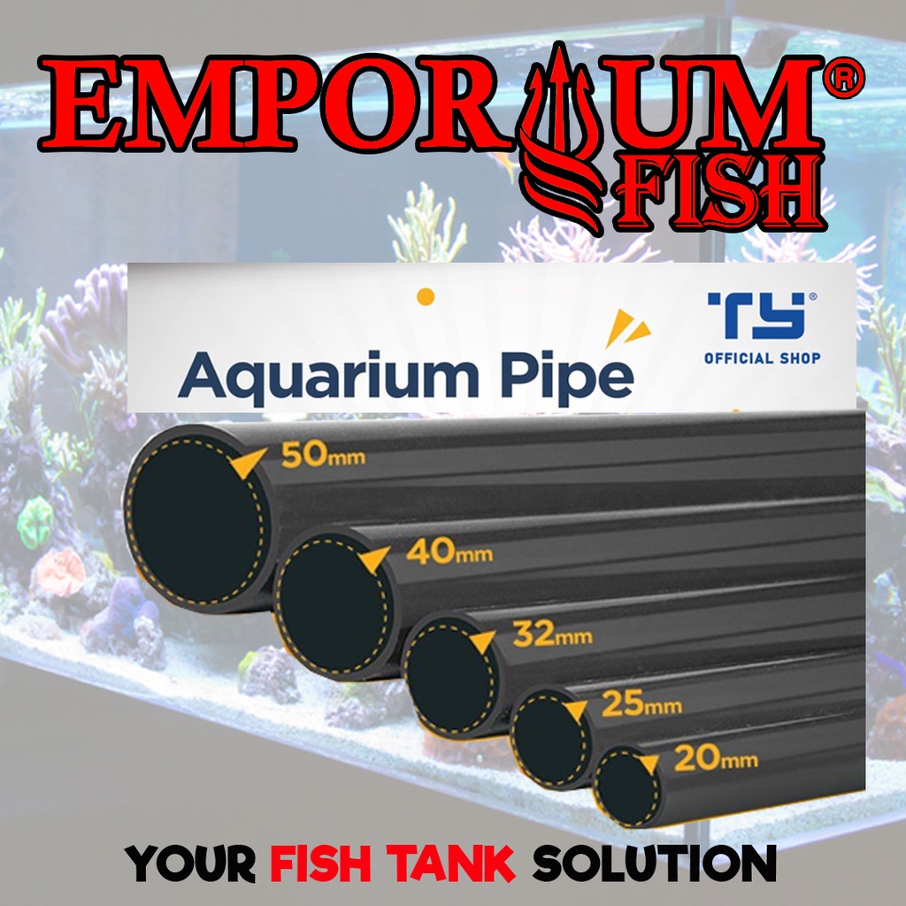 Jual Pipa Ty 25 Mm Warna Grey Pipa Akuarium Pvc By 3 Pawns / Aqua Pipe ...