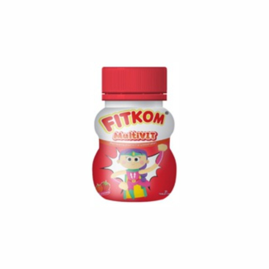 Jual Fitkom Rasa Strawberry 21 Tablet Multivitamin Memelihara ...