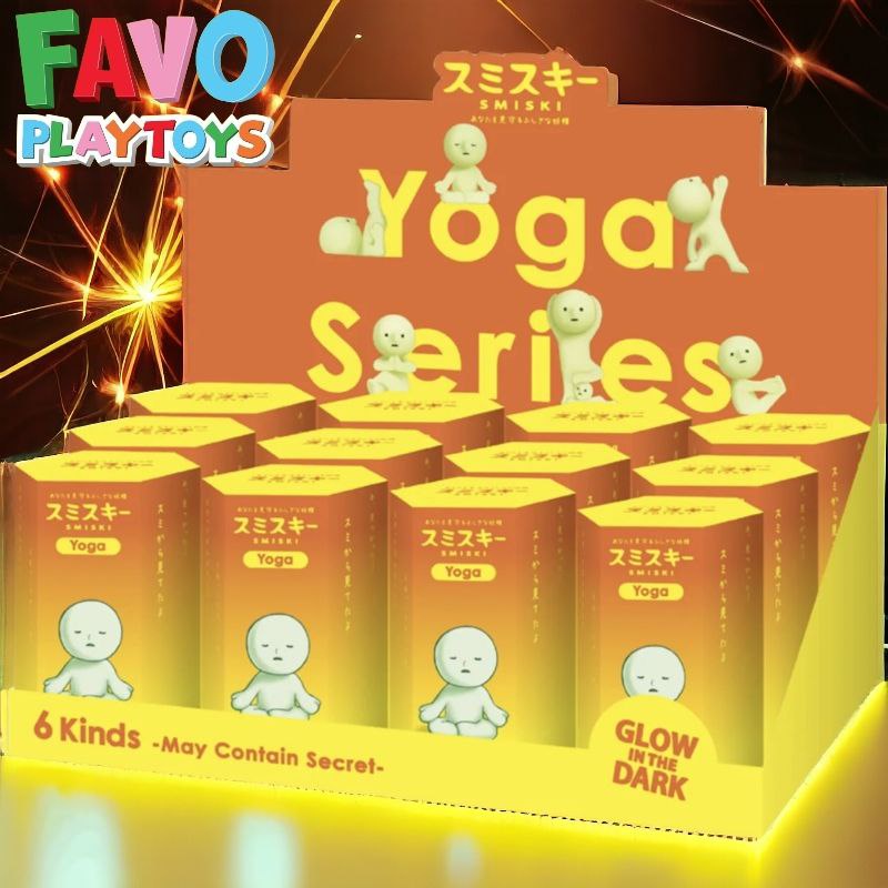 Jual SMISKI Glow In The Dark - Yoga Series - FULL SET 12 PCS Blind Box ...