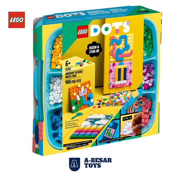 Jual LEGO 41957 Dots Adhesive Patches Mega Pack | Shopee Indonesia