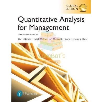 Jual Buku Quantitative Analysis for Management Thirteenth Global Edition | Shopee Indonesia
