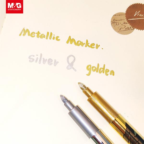 Jual M&G Craft Metalic Marker / Metalik Marker Gold / Silver Spidol ...