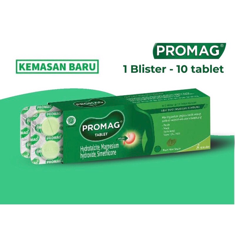 Jual Promag Tablet Per Box / Per Lembar / Obat Maag / IM | Shopee Indonesia