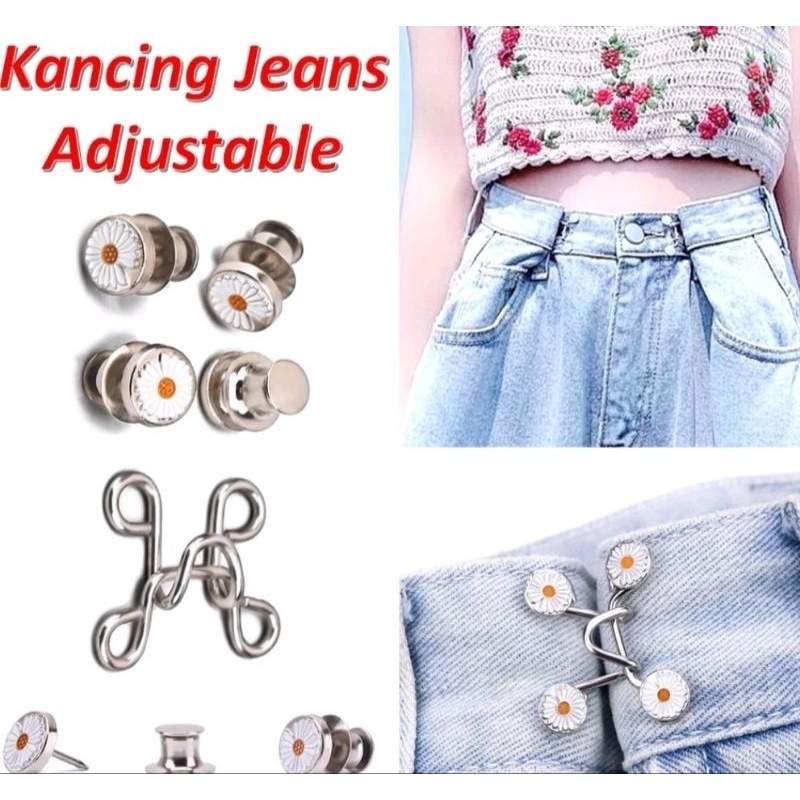 Jual FLKS KANCING KAIT JEANS UNTUK CELANA KEBESARAN FLEKSIBEL | Shopee ...