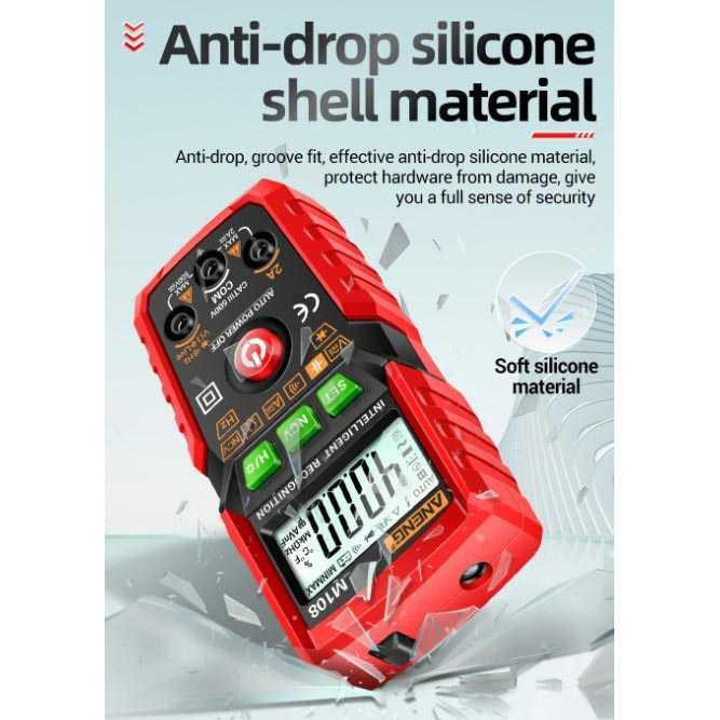 Jual Mini Digital Multimeter AC/DC Electrical Voltage Tester M108 ...