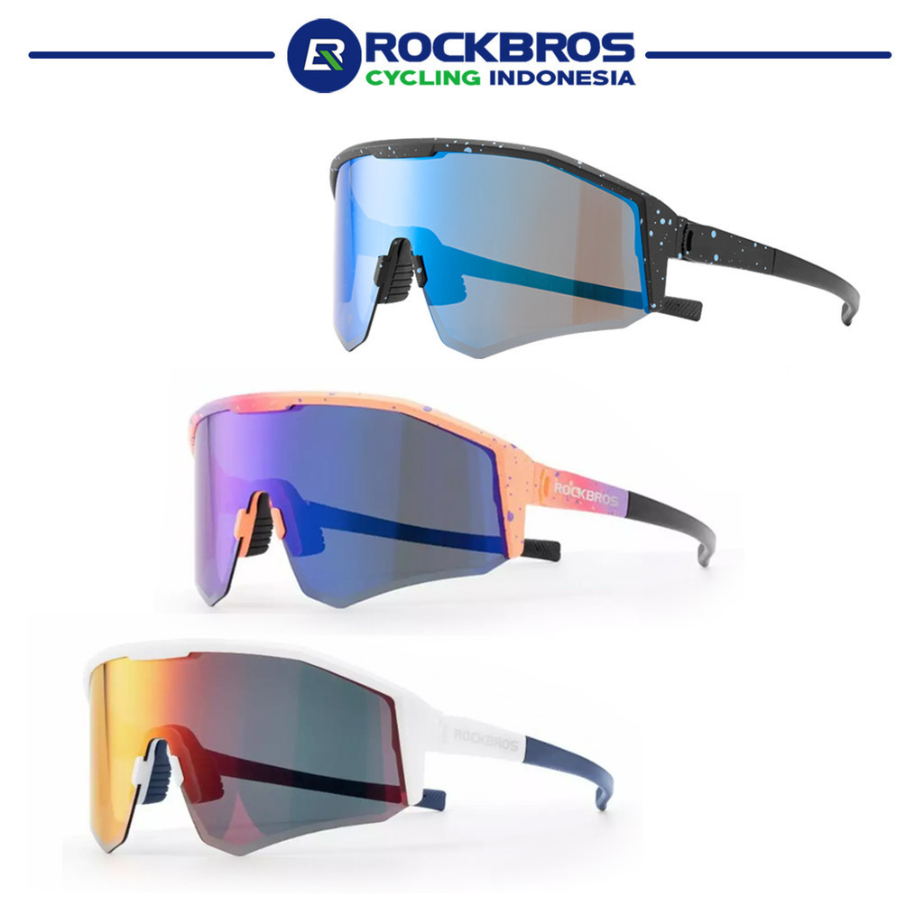 Jual ROCKBROS SP297 Kacamata Sepeda Polarized Cycling Sunglasses Bike Eyewear Outdoor Sport ...