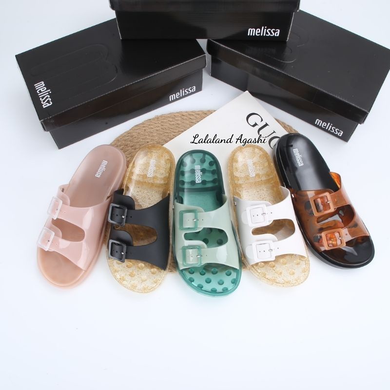 Jual Sandal Melissa Wide Ad/sandal jelly melissa/sandal jelly wanita ...