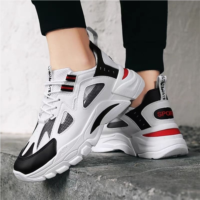 Jual Sepatu Sneakers Pria Fashion Keren Sepatu Kekinian Sepatu Casual Olahraga Sport Lari Pria ...