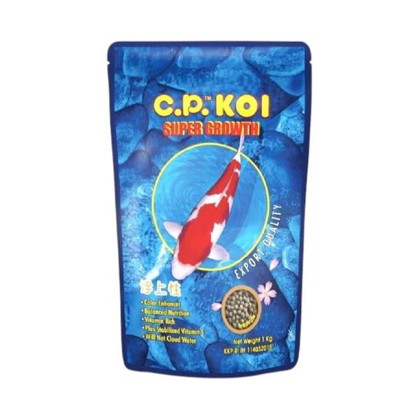 Jual Cp koi Super growth pakan ikan koi 1kg | Shopee Indonesia