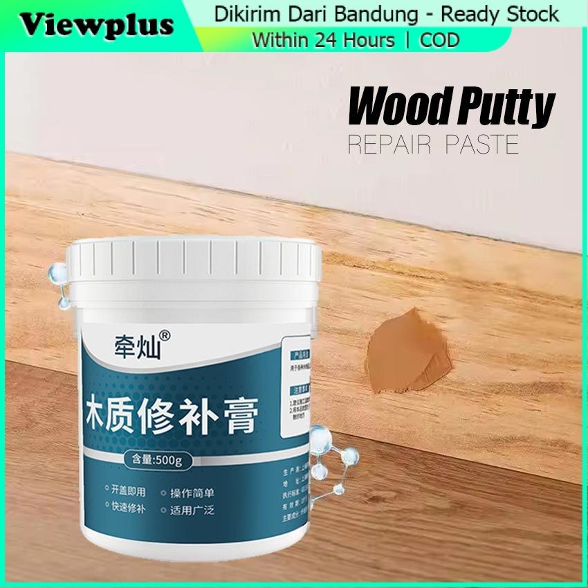 Jual 500Gram Dempul Kayu Tusir HPL Cepat Kering repair Meratakan Warna ...