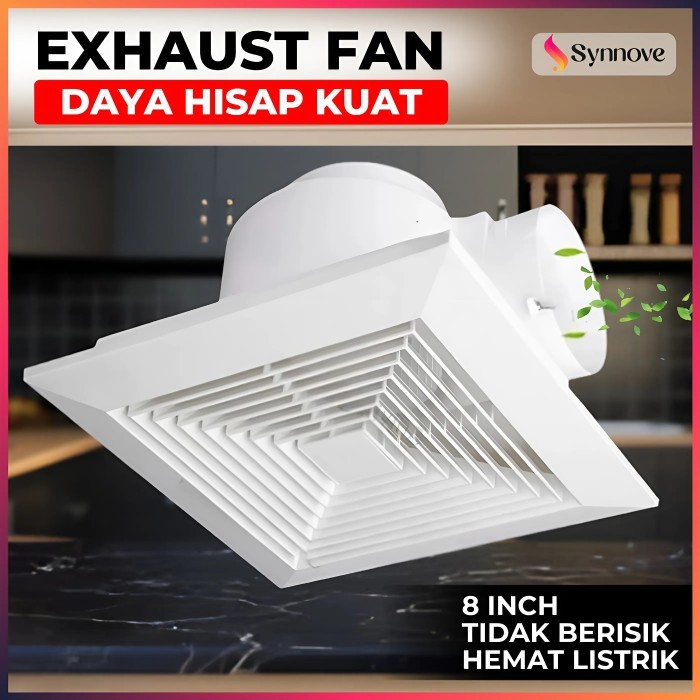 Jual Exhaust Fan Dinding 220V Daya Hisap Kuat Exhaust Fan Plafon Kipas ...
