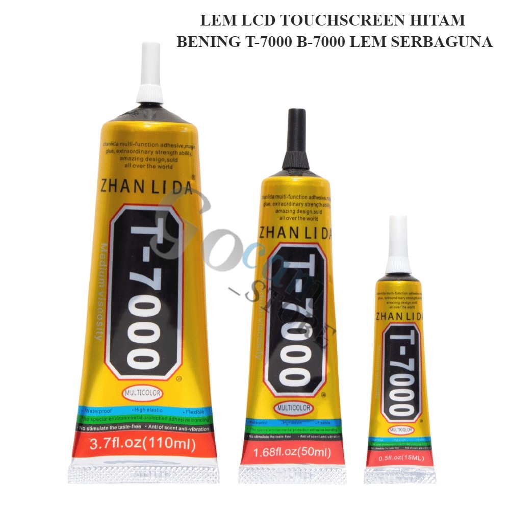 Jual LEM LCD TOUCHSCREEN HITAM & BENING T-7000 B-7000 LEM SERBAGUNA | Shopee Indonesia