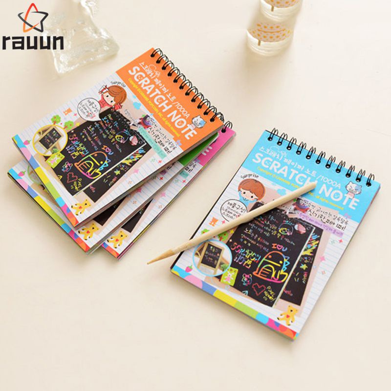 Jual Spark Kreatifitas Dengan Buku Gambar Ajaib Kami Coret Kardus Hitam ...