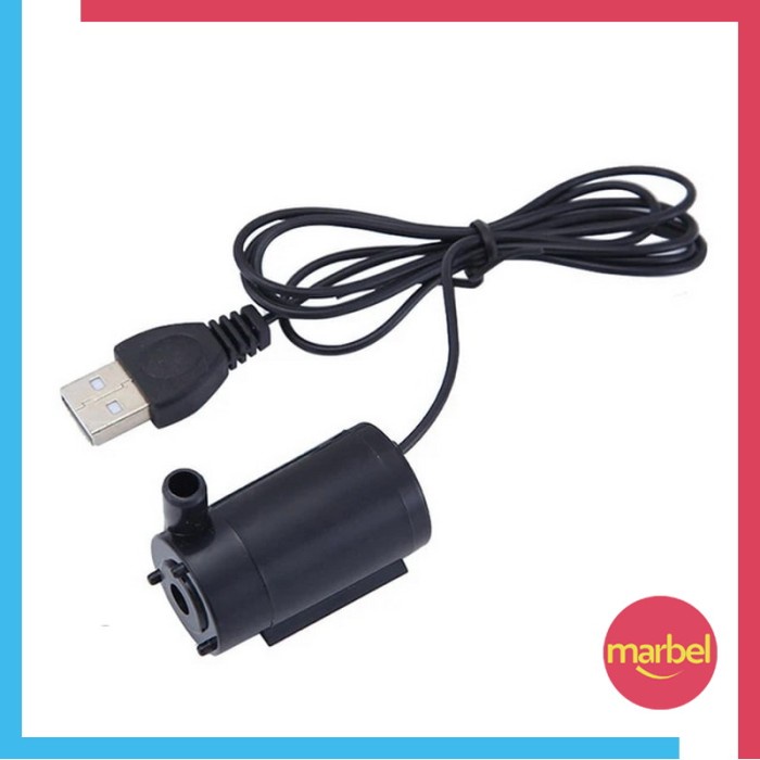 Jual Pompa Air Mini Elektrik Pompa Akuarium Colokan USB DC 5V PUM525 ...