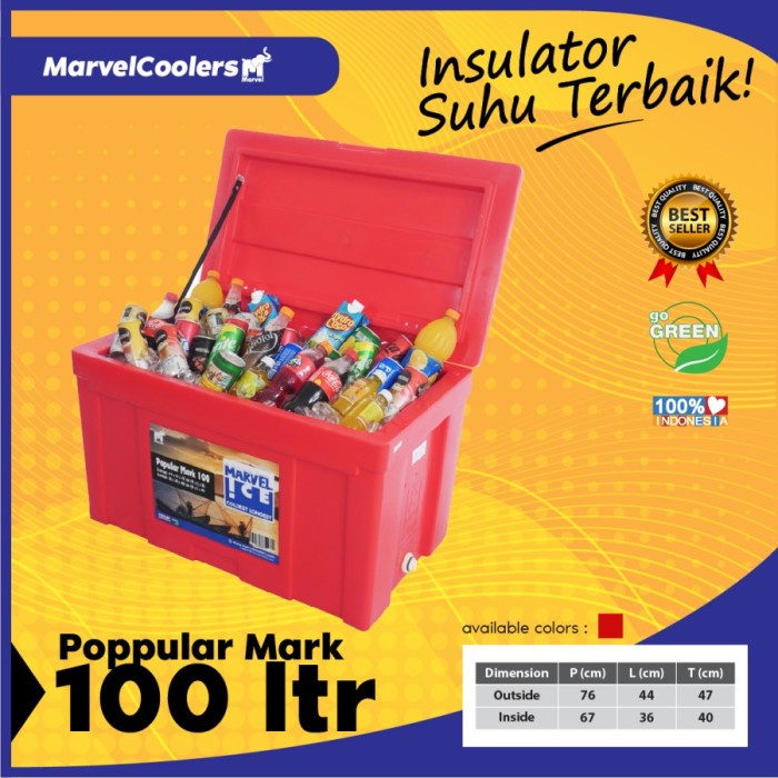 Jual Box Ice Coolbox 100 L Cooler cool box boks es kotak pendingin ...