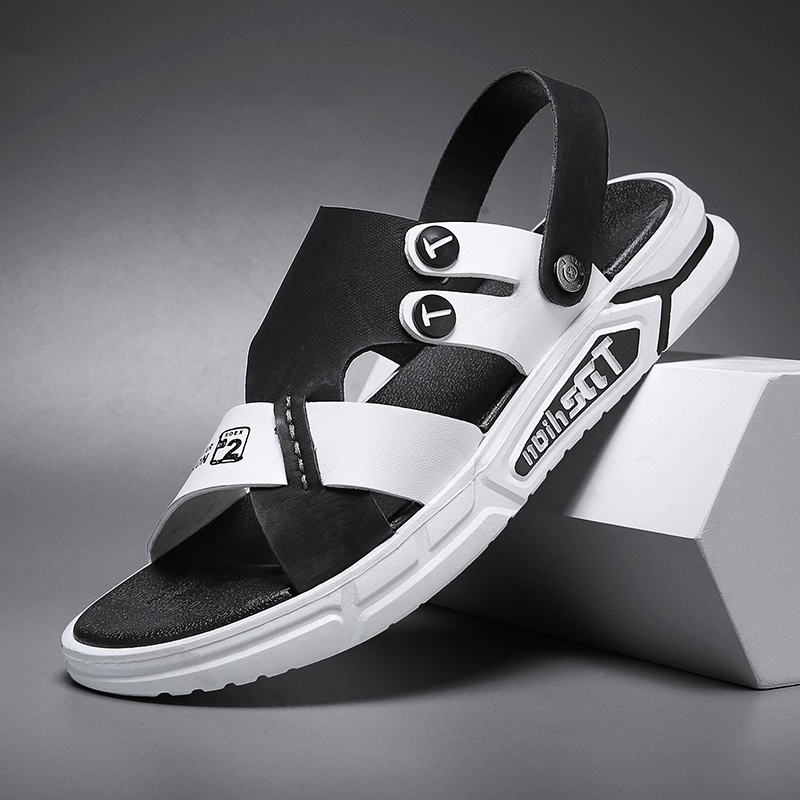 Jual [ 100% IMPORT +Tali Belakang Yang Bisa Dilepas ] - SENDAL PRIA ...