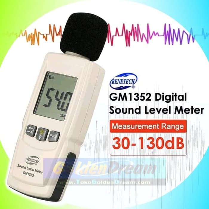 Jual Noise Level Meter GM1352 Alat Ukur Kebisingan Sound Decibel dB ...