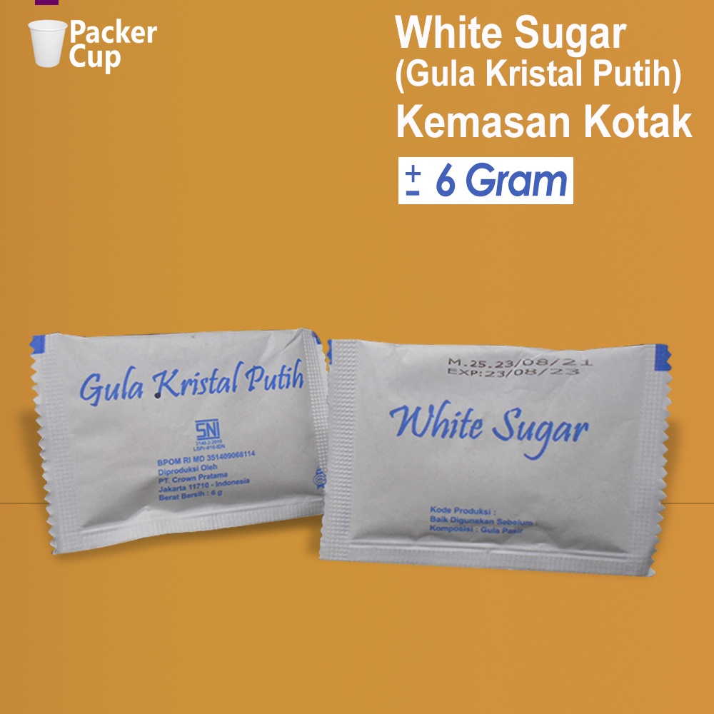 Jual Gula Putih / White Sugar Sachet isi 250pcs | Shopee Indonesia