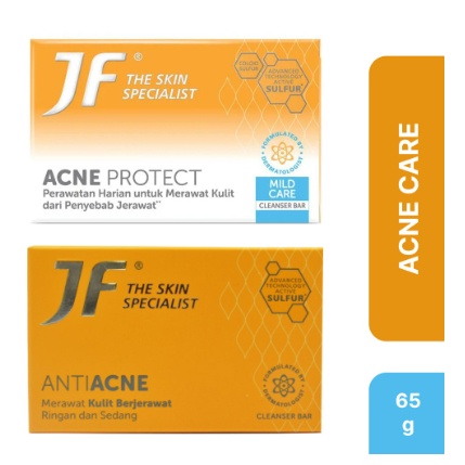 Jual JF Sulfur Acne Protect Mild Care / Anti Acne 90g | Shopee Indonesia