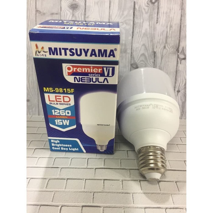 Jual Bohlam Bola Lampu Led Mitsuyama 15W 15 Watt Cahaya Putih Garansi 1 Tahun | Shopee Indonesia