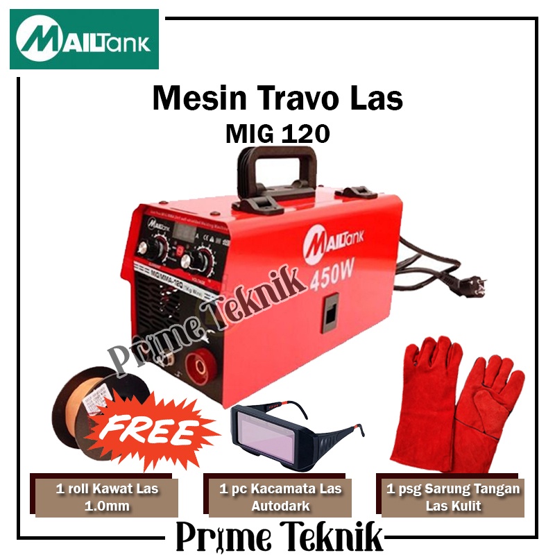 Jual Mesin Travo Las CO2 450 Watt MIG 120 MAILTANK SH353G 450W SH 353G | Shopee Indonesia