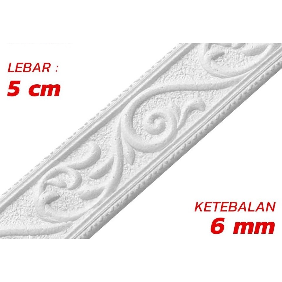 Jual LIST FOAM WALLPAPER List Sticker Wallsticker Dinding Stiker Border ...