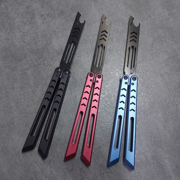 Jual Balisong Trainer Shark Aluminium Handle Butterfly Knife AH5 ...