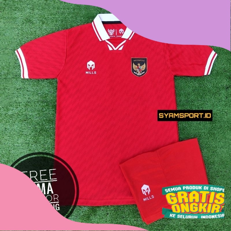 Jual Jersey Home Versi Supporter Timnas Indonesia Fullset (Baju+Celana ...